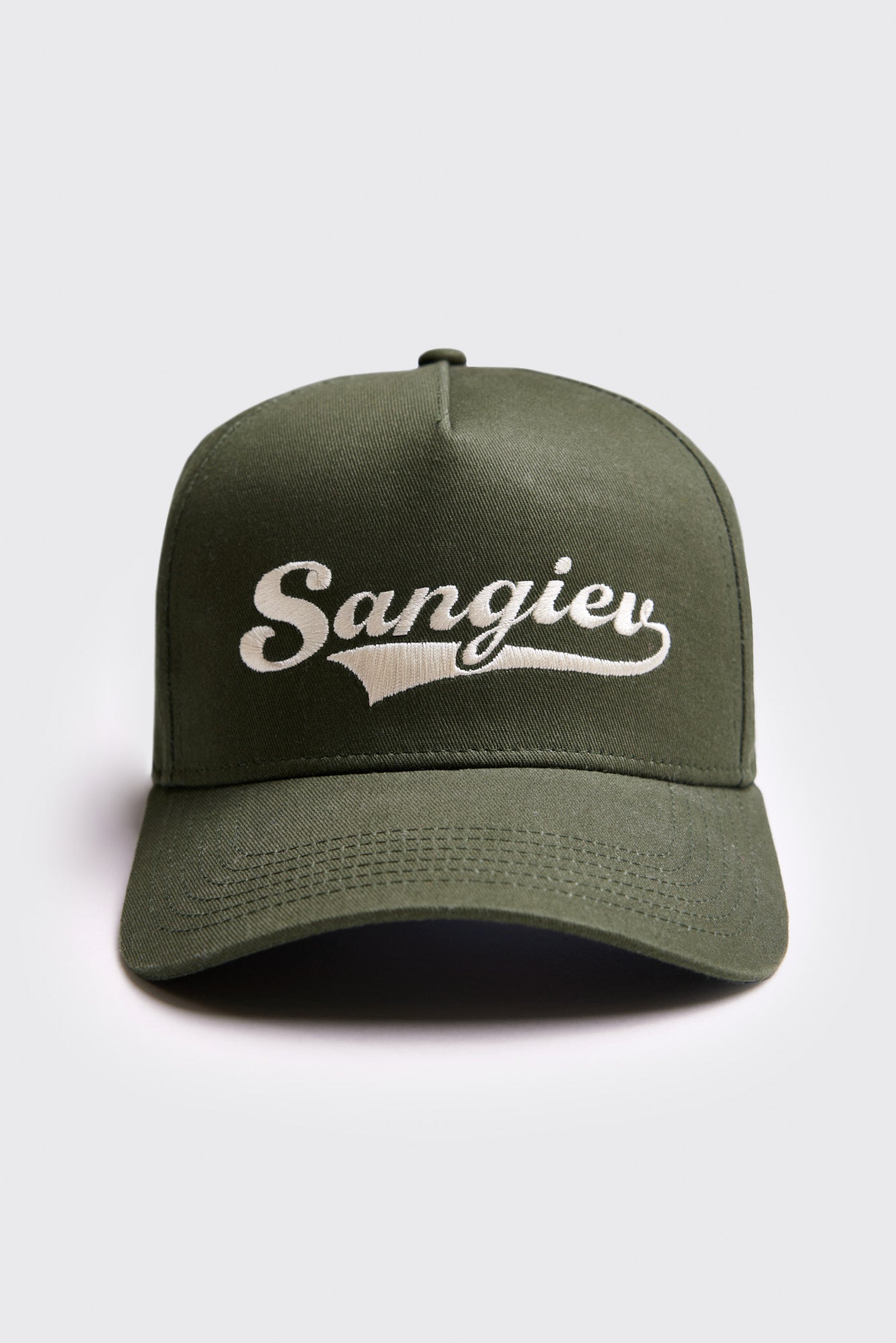 Green Script Logo Hat – SANGIEV