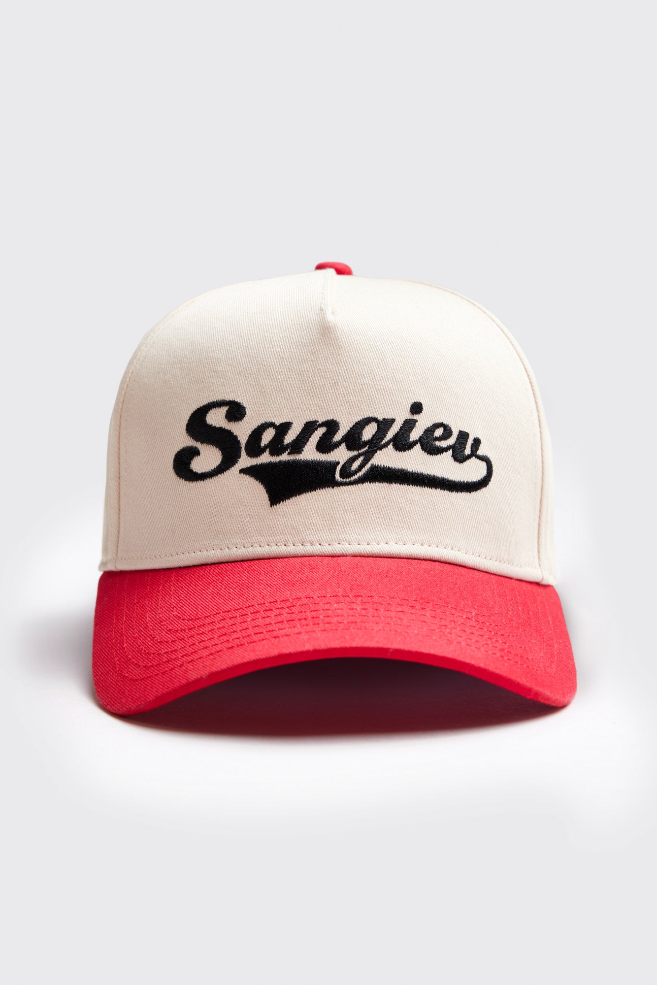 Red Script Logo Hat – SANGIEV