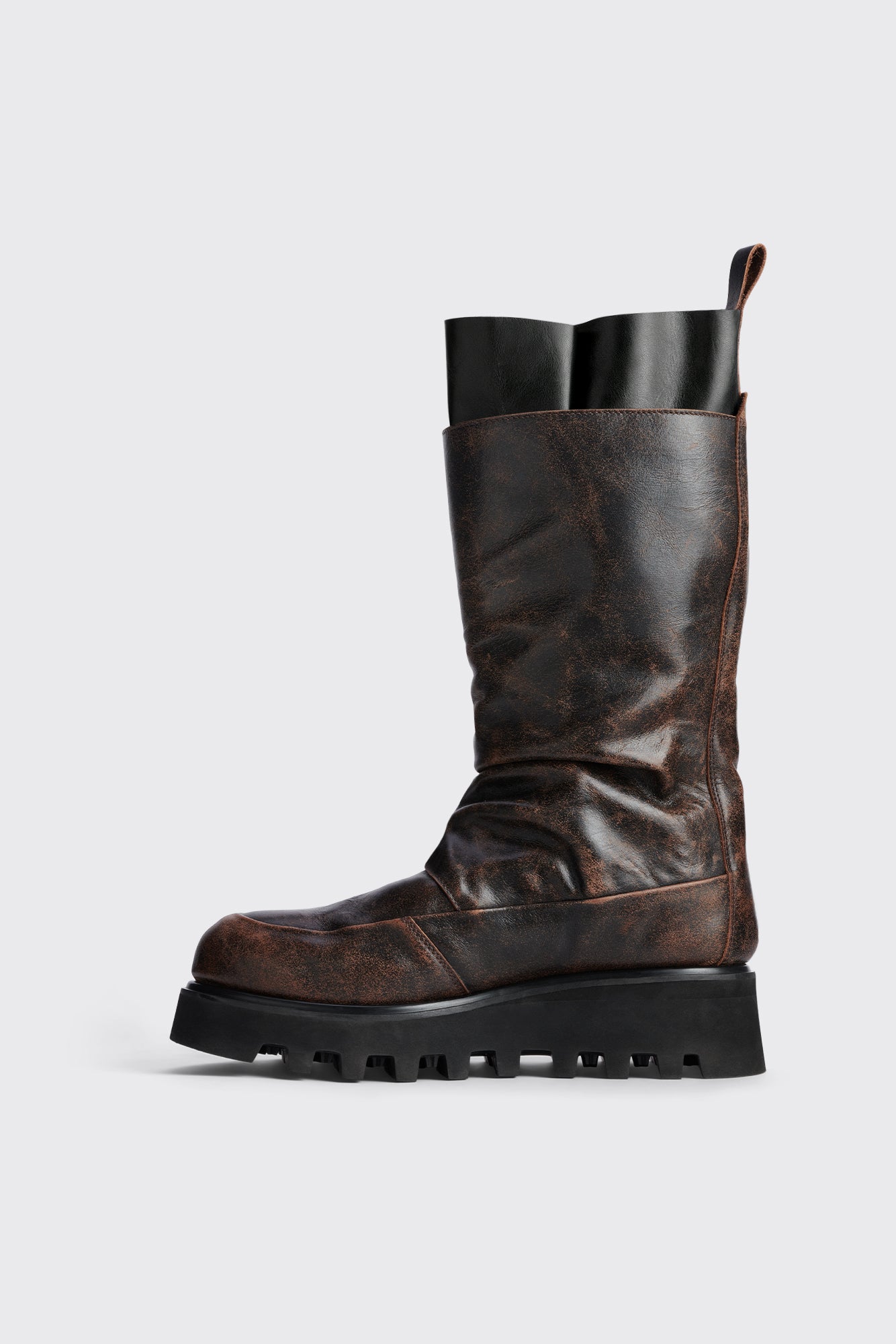 Vintage Brown Trapper Riot Boots – SANGIEV